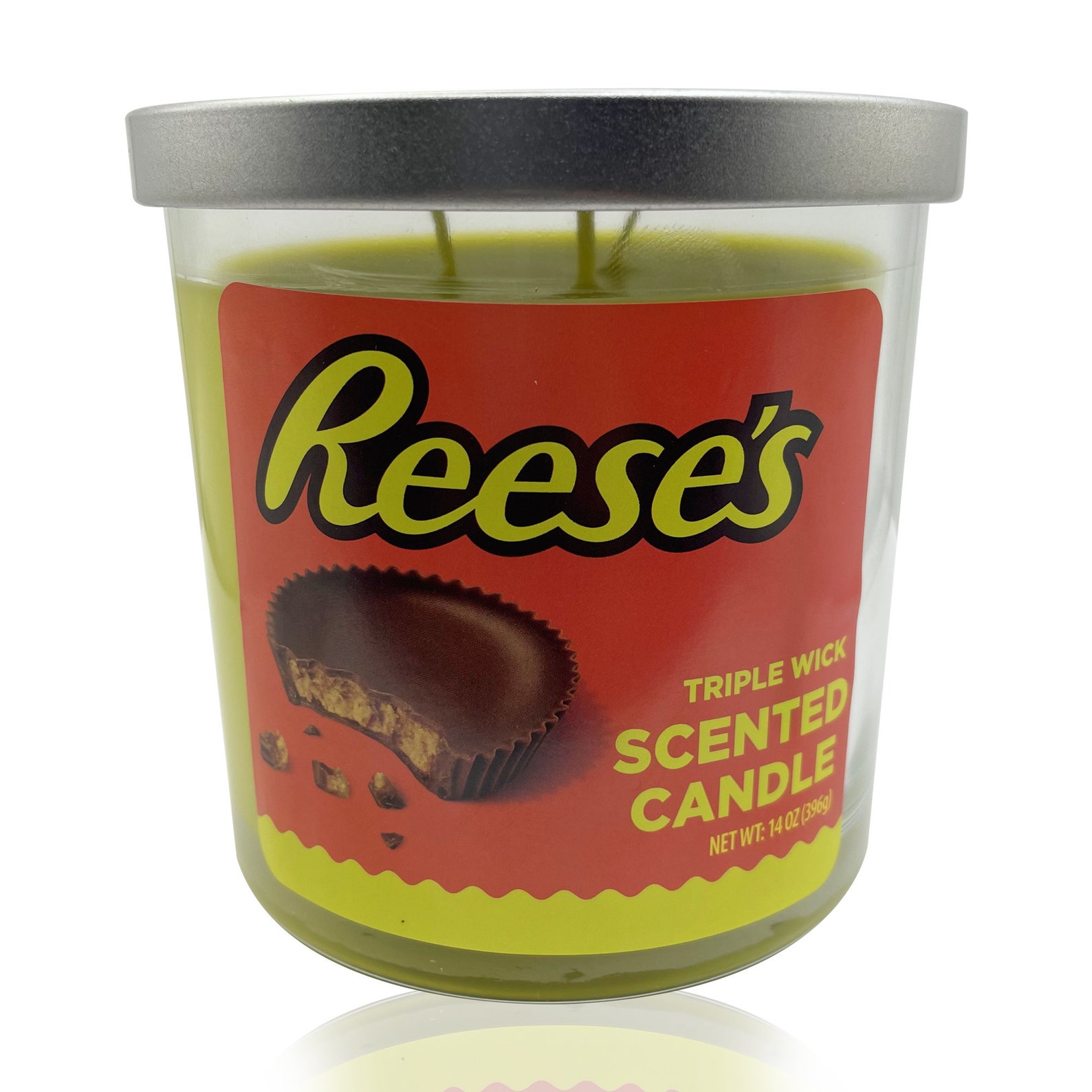 Reeses Peanut Butter Cup Scented Triple Wick 14 Ounce Candle - Etsy