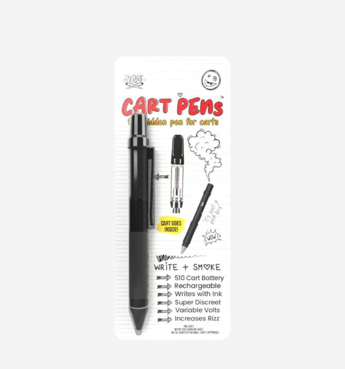 Dual-function School Work Lowkey Penjamin Cart Pen Battery With Charger ...