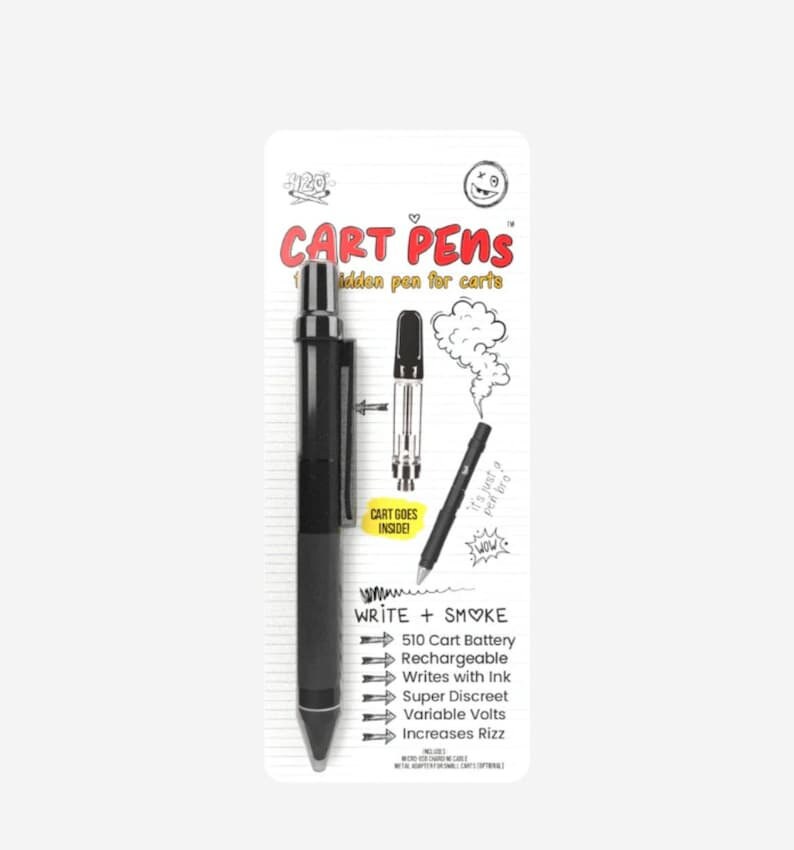 Dual-function School Work Lowkey Penjamin Cart Pen Battery With Charger ...