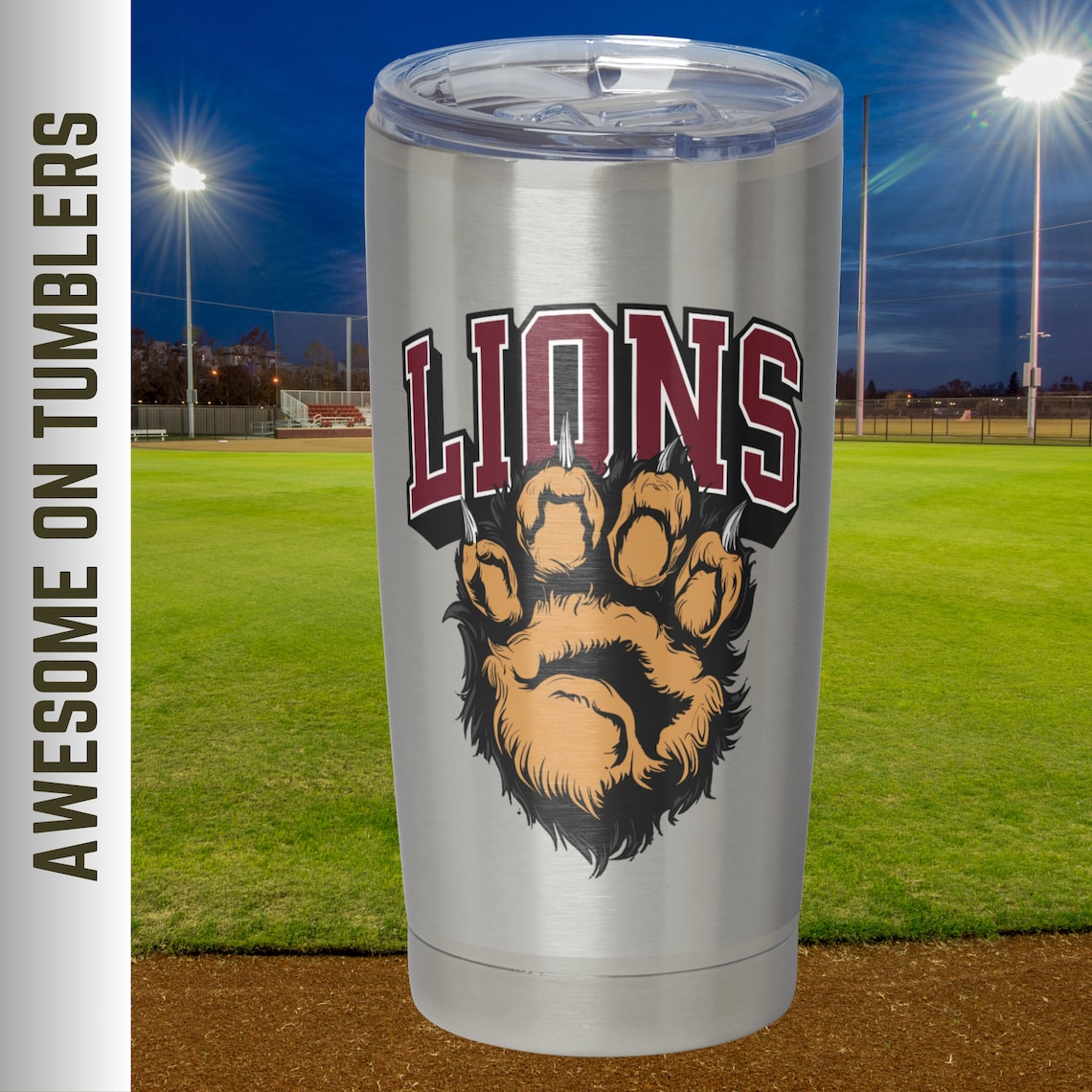 Maroon Lions Mascot PNG: College Spirit Design (digital Download) - Etsy