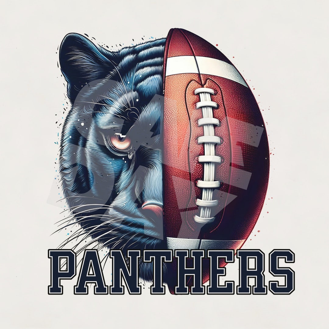 Panther Football Mascot PNG: Sublimation Design (digital Download) - Etsy