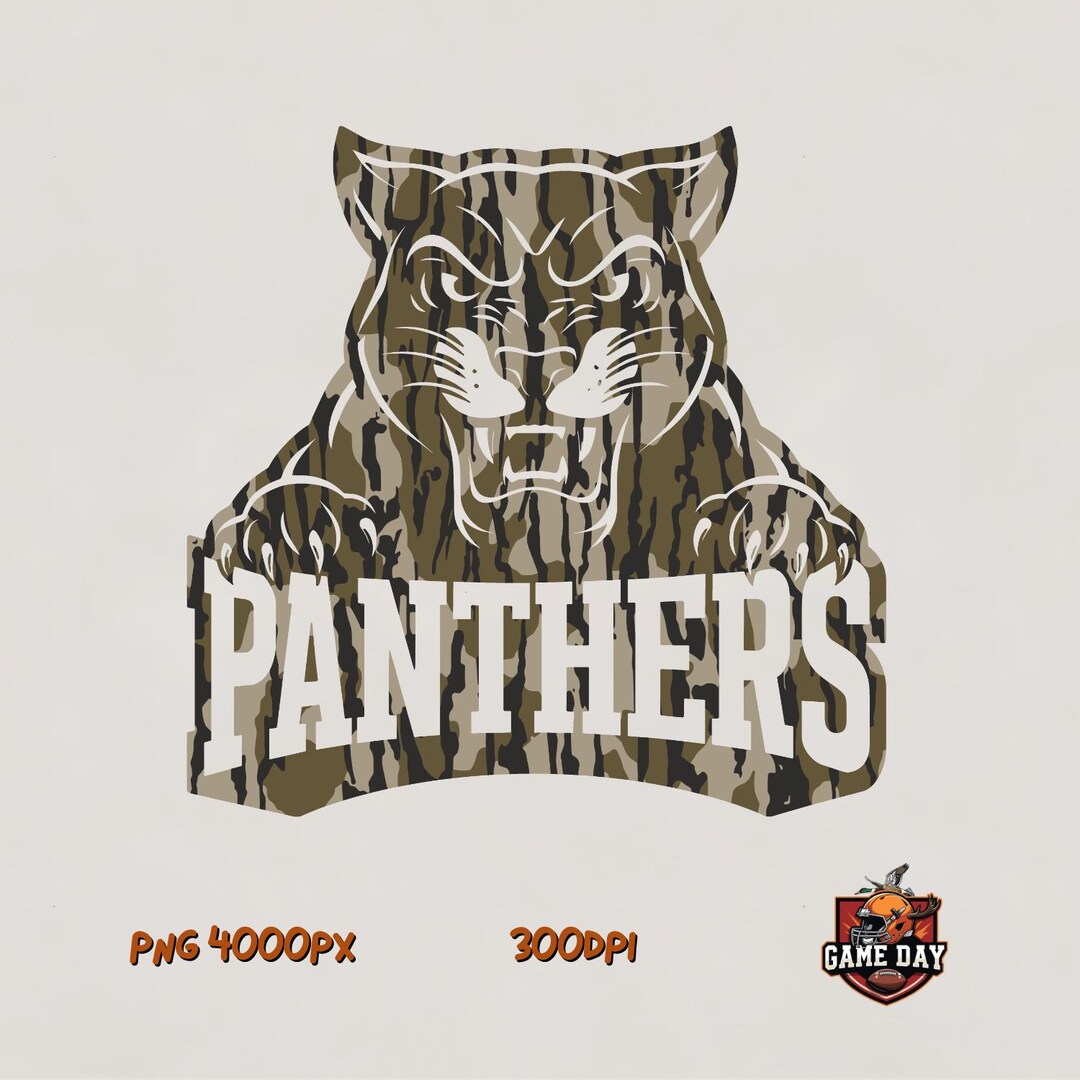 Panthers Png | Camo Panther PNG | Panther Pouncing Sublimation Design L Panther Spirit PNG ...
