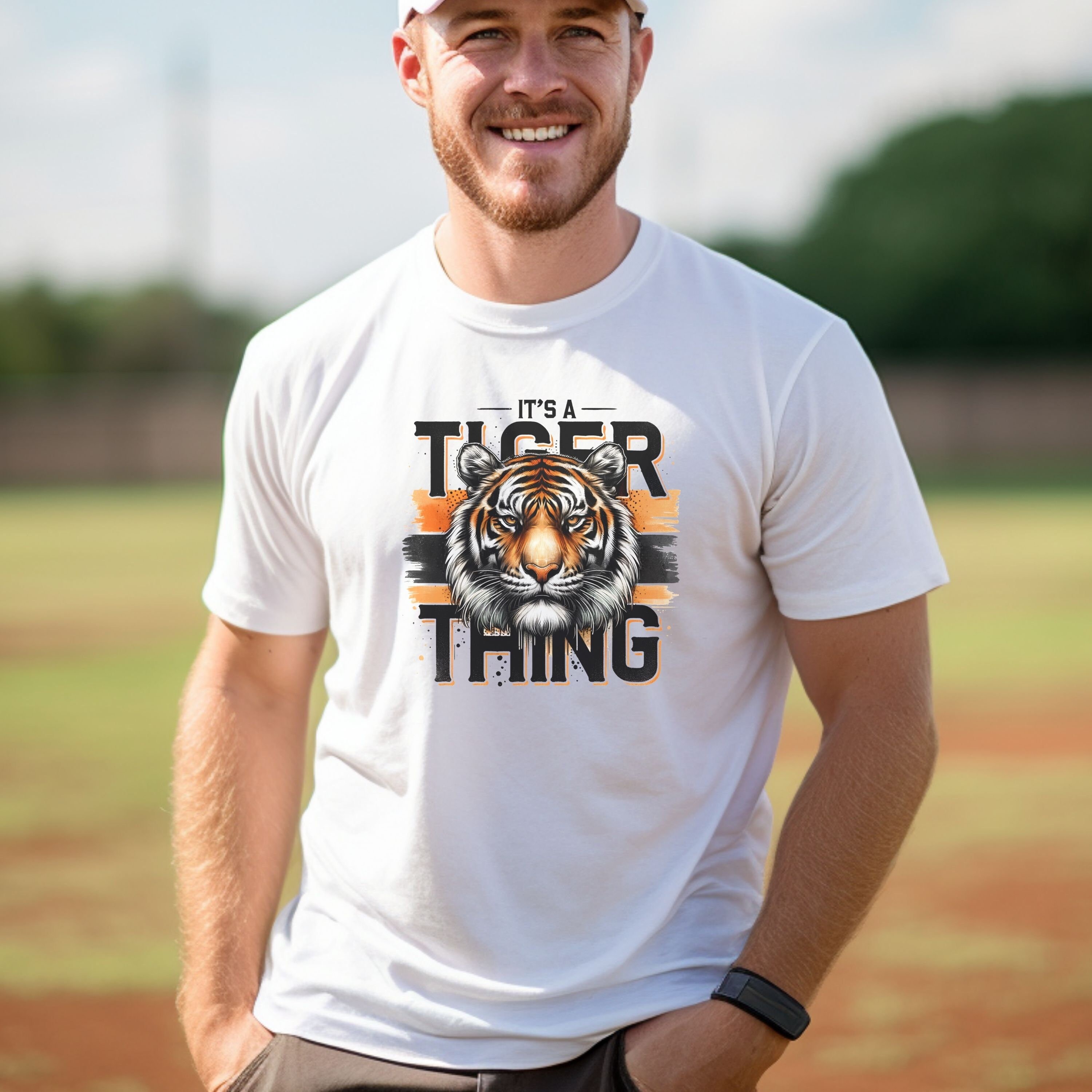 Tiger Spirit PNG: Mascot Shirt Design (digital Download) - Etsy
