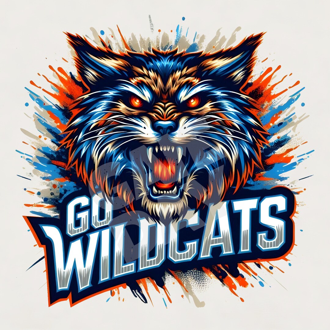 Go Wildcats PNG Wildcats Mascot Png Wildcats Football Sublimation ...