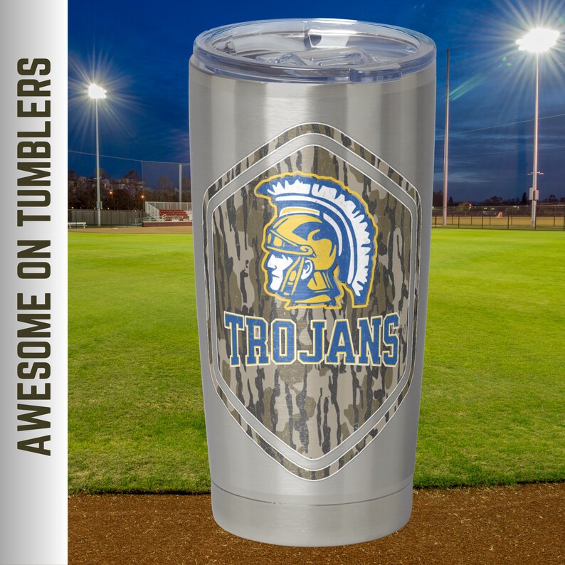 Tojans Camo Png, Trojans College Mascot Team Logo Design Old School ...