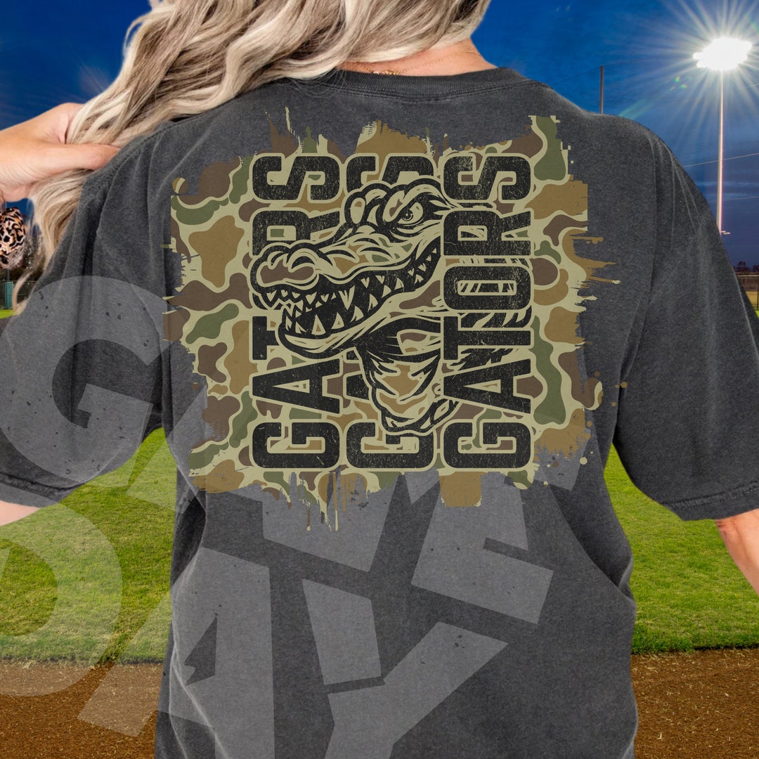 Gators Camo Logo PNG: Alligator Mascot Design (digital Download) - Etsy