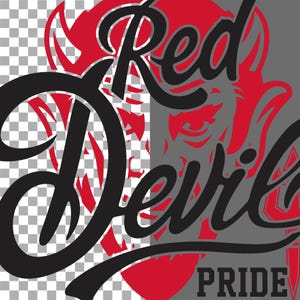 Red Devil Pride Mascot PNG: School Spirit Design (digital Download) - Etsy