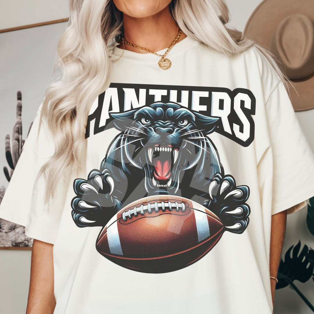 Panthers Football Mascot Sublimation Design (PNG Digital Download) - Etsy