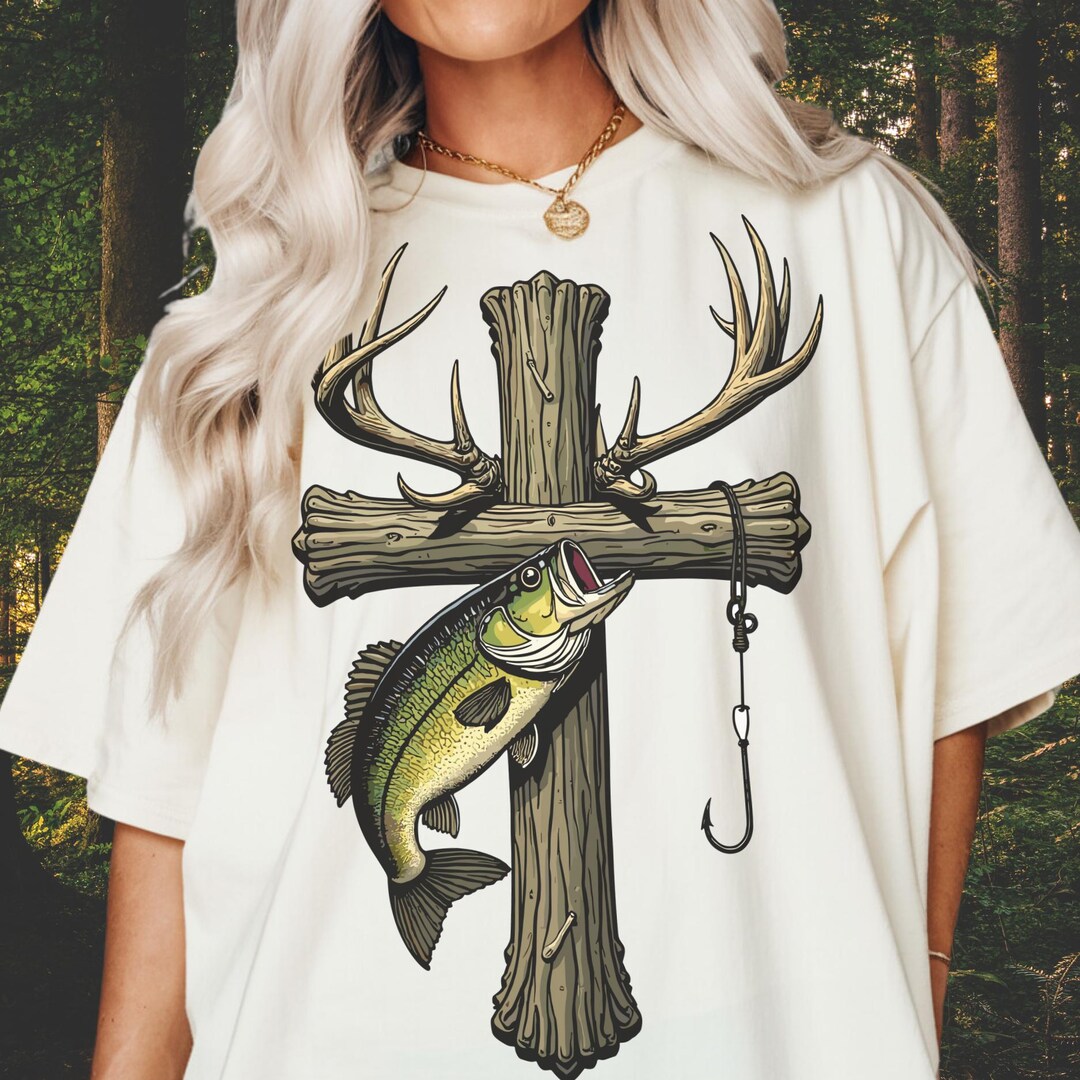 Christian Hunting PNG: Camo Cross, Fish Art (digital Download) - Etsy