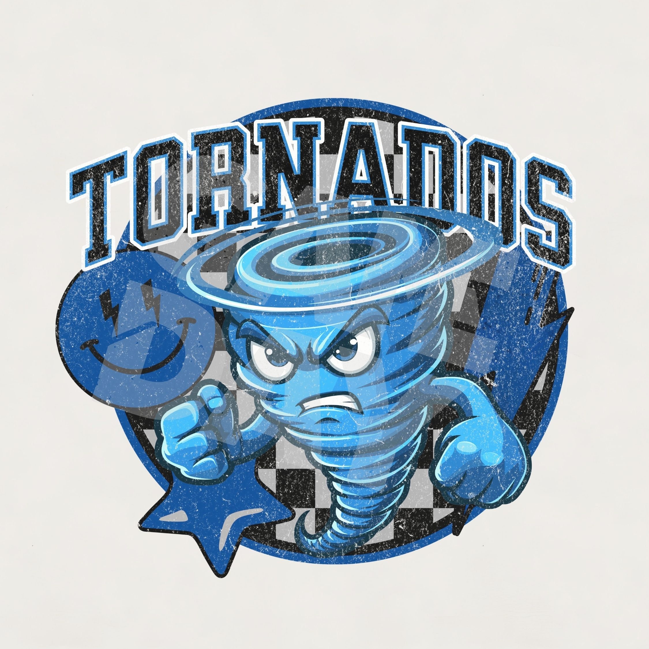 Tornado Baseball Logo Tornado Mascot For Sport Teams. Tornado With