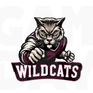 Wildcats Mascot Svg Png | Wildcats Head PNG | Go Wildcats Png ...