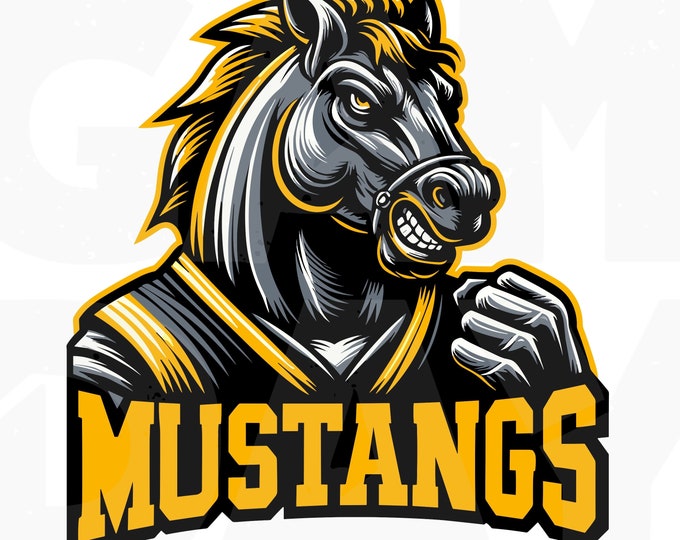 Camo Mustangs PNG: School Spirit Design (digital Download) - Etsy Canada