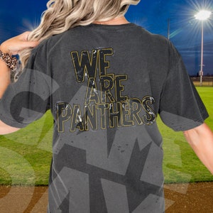 We Are Panthers PNG |panther Mascot Png | Panther Football Sublimation ...