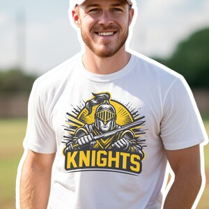 Knights Mascot SVG: School Spirit Design (digital Download) - Etsy