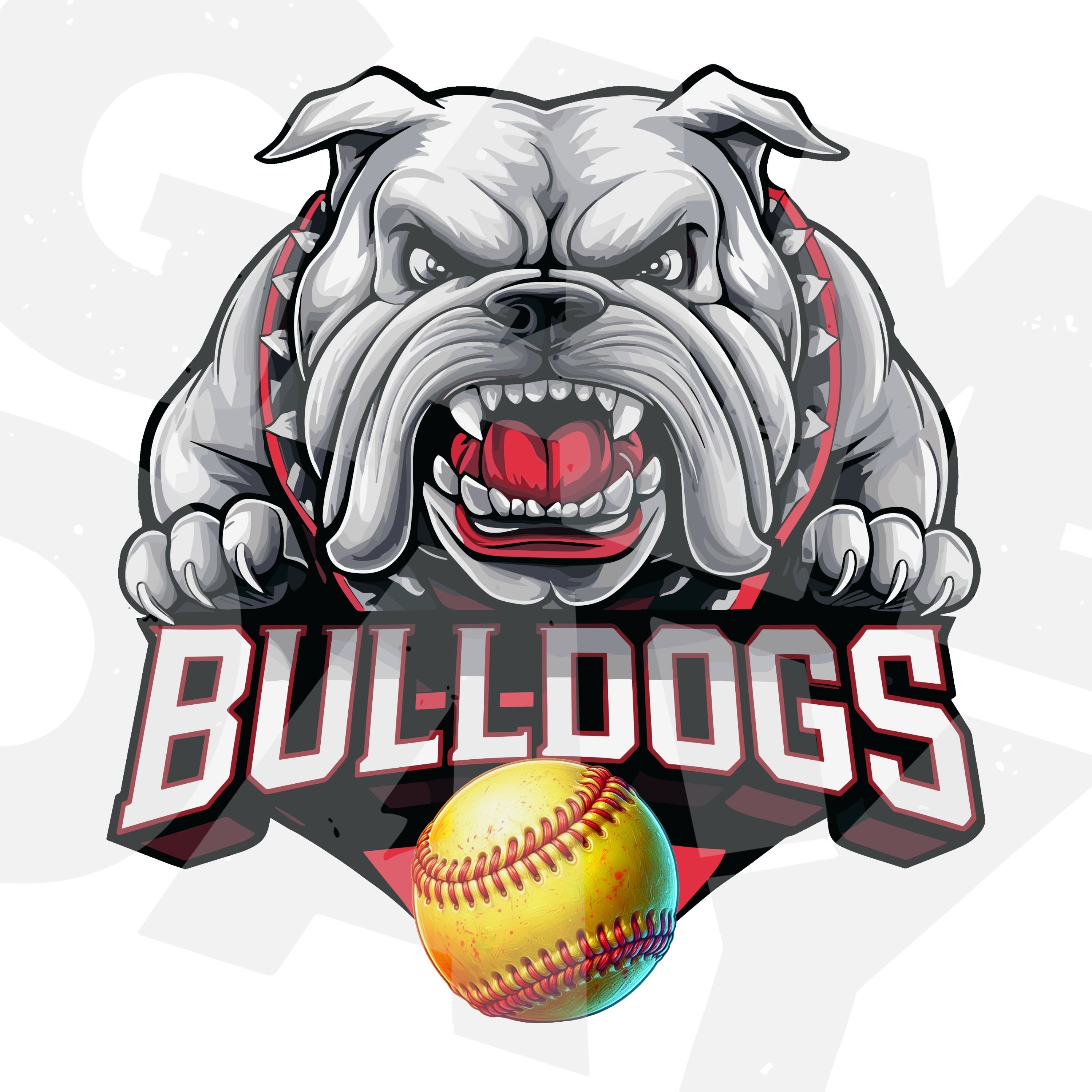 Bulldog Softball Logo Magnolia Studio | Portfolio