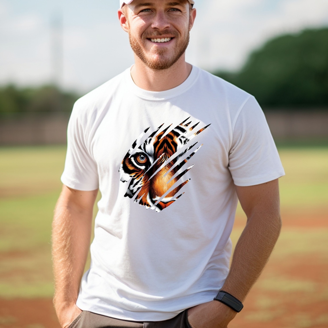 Tiger Scratch PNG: Mascot Design, School Spirit (instant Download) - Etsy