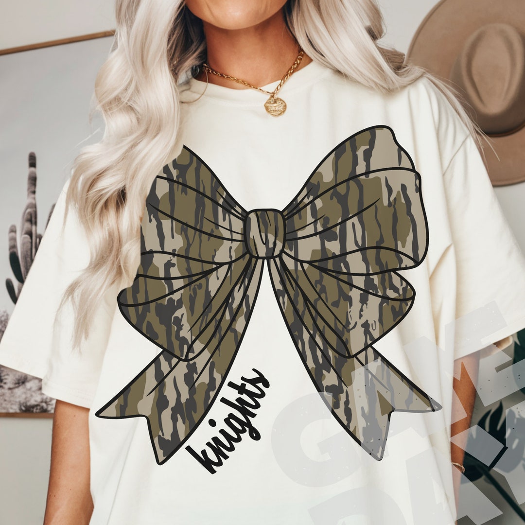 Camo Knights Bow PNG: Mascot Spirit Design (digital Download) - Etsy
