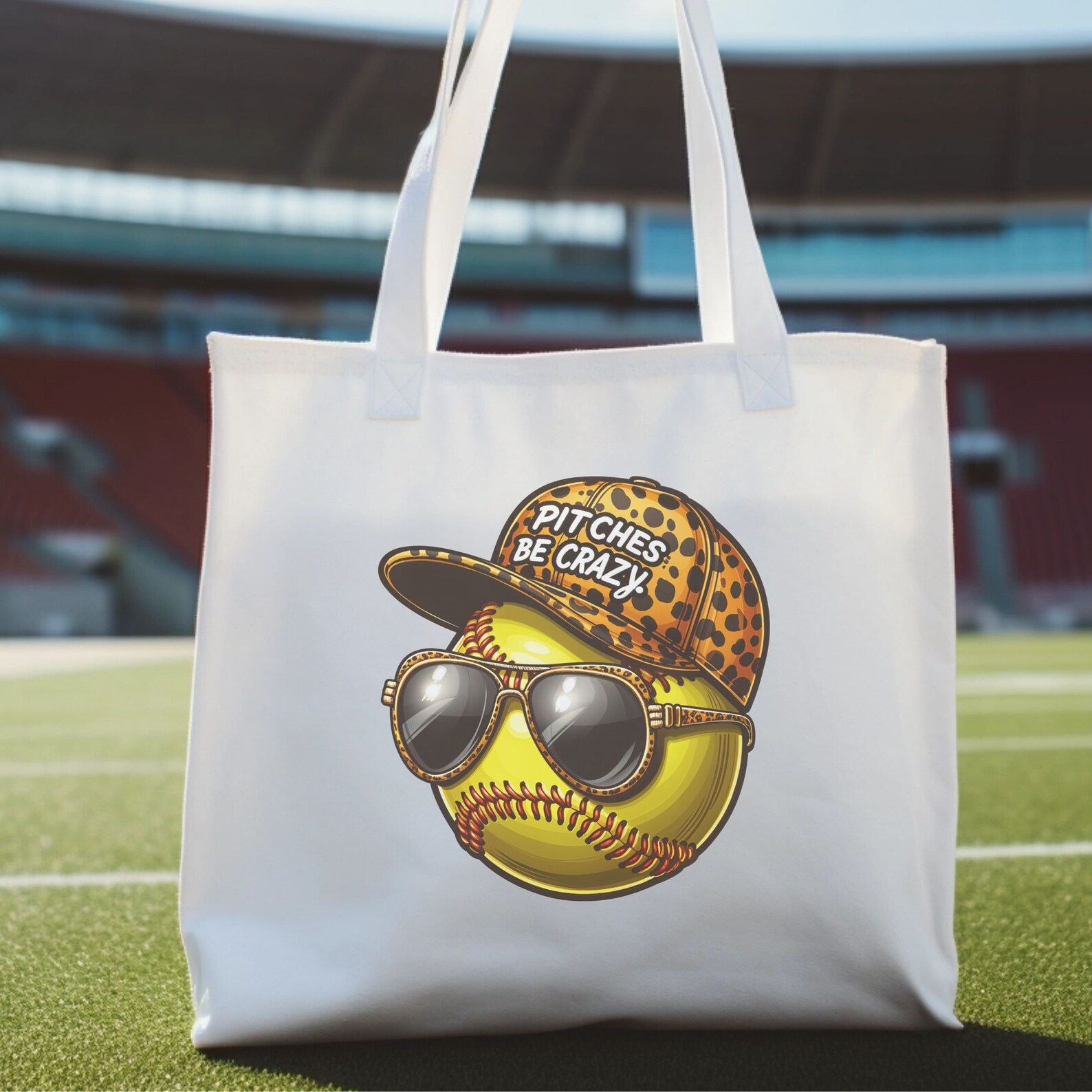 Pitches Be Crazy Softball PNG: Retro Sublimation Design (digital ...