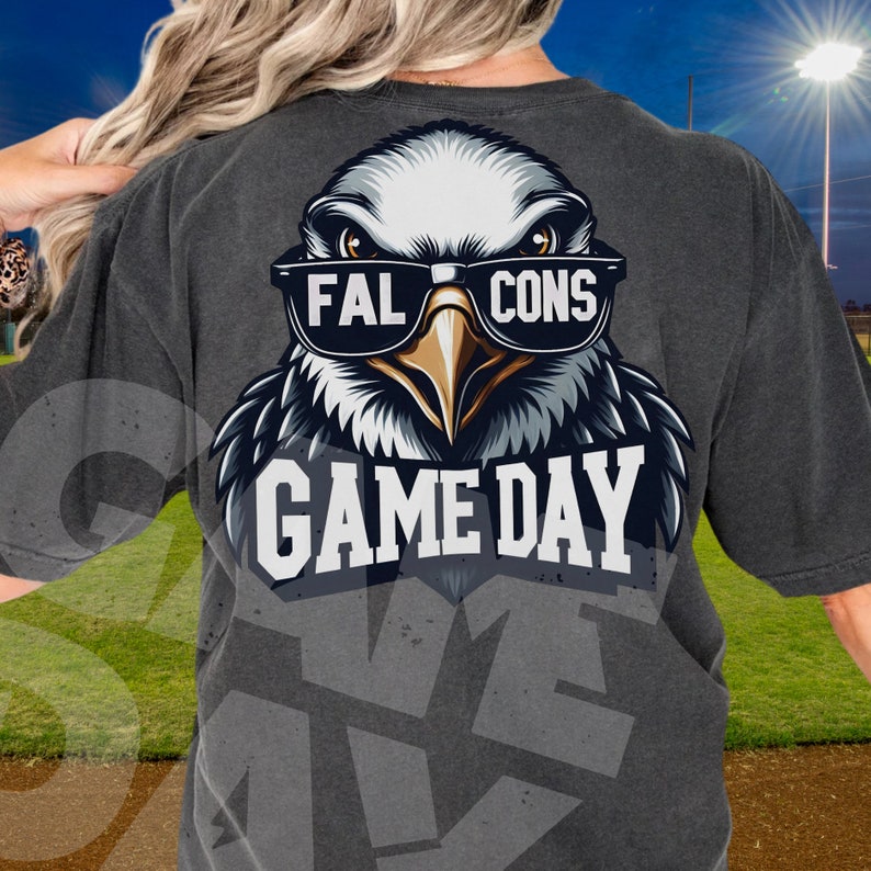 Falcons School Spirit Png: Sports Team Sublimation (digital Download ...