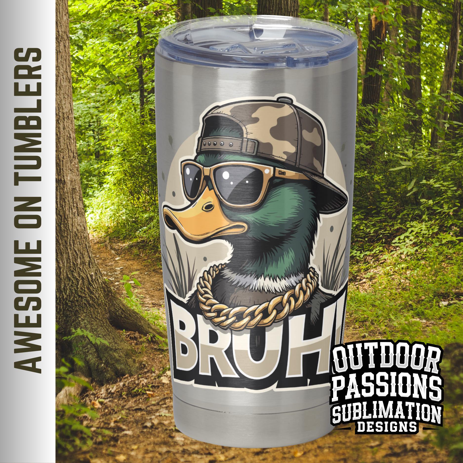 Funny Duck Bruh PNG: Cap and Shades Sublimation Print (digital Download ...