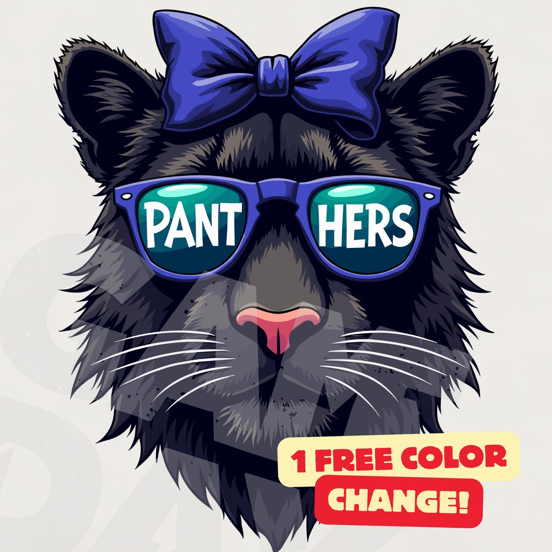 Red Panthers Mascot Png Coquette Panthers Png Blue Panthers School ...