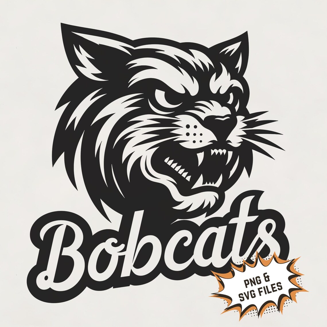 Bobcats Mascot PNG: School Spirit Design (digital Download) - Etsy