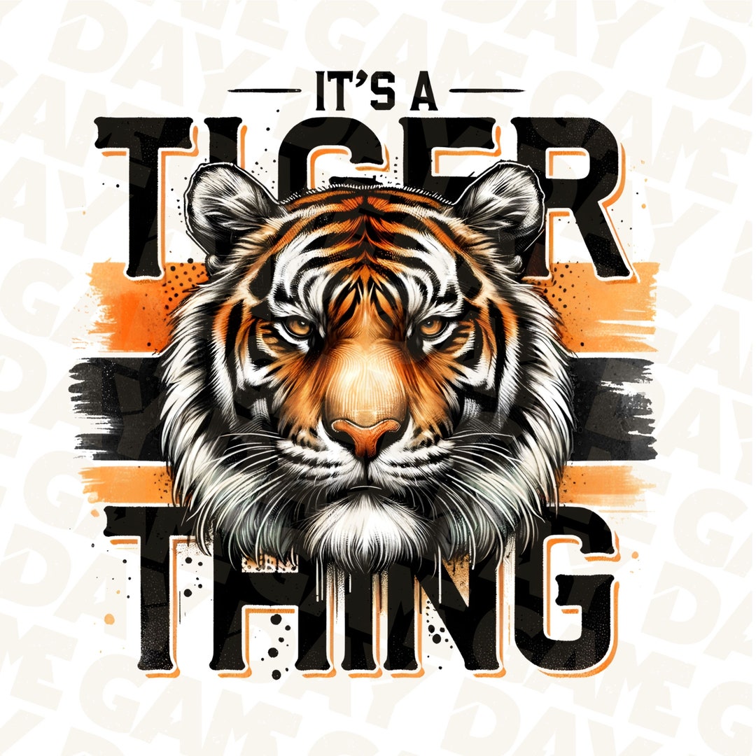 Tiger Spirit PNG: Mascot Shirt Design (digital Download) - Etsy