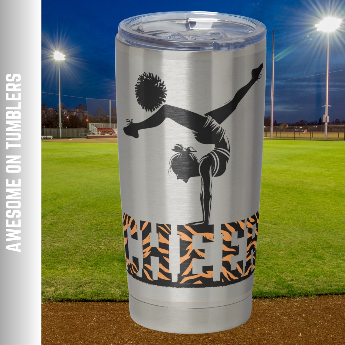 Tiger Cheer PNG Cheering T-shirt Sublimation Design L Tiger Spirit PNG ...