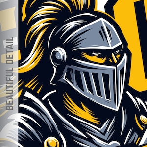 Go Knights Mascot: College Football PNG SVG (digital Download) - Etsy
