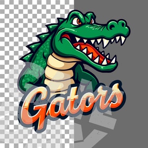 Kids Gators Team Logo PNG Gator Spirit PNG Alligators Shirt T-shirt ...