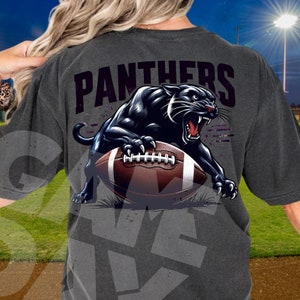 Panthers Football Mascot PNG: Sublimation Design (digital Download - Etsy