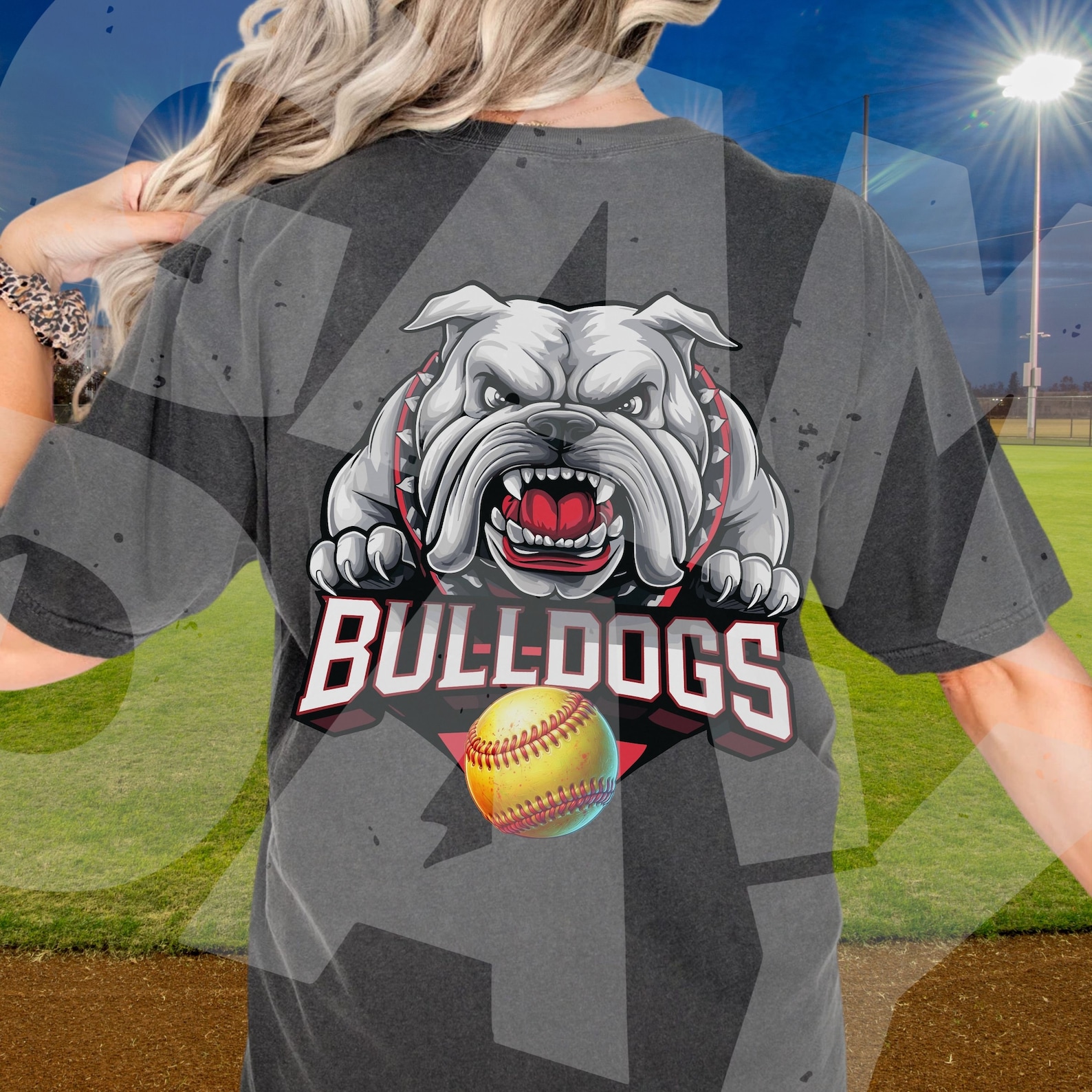 Bulldogs Softball Mascot Logo: School Spirit PNG (digital Download) - Etsy