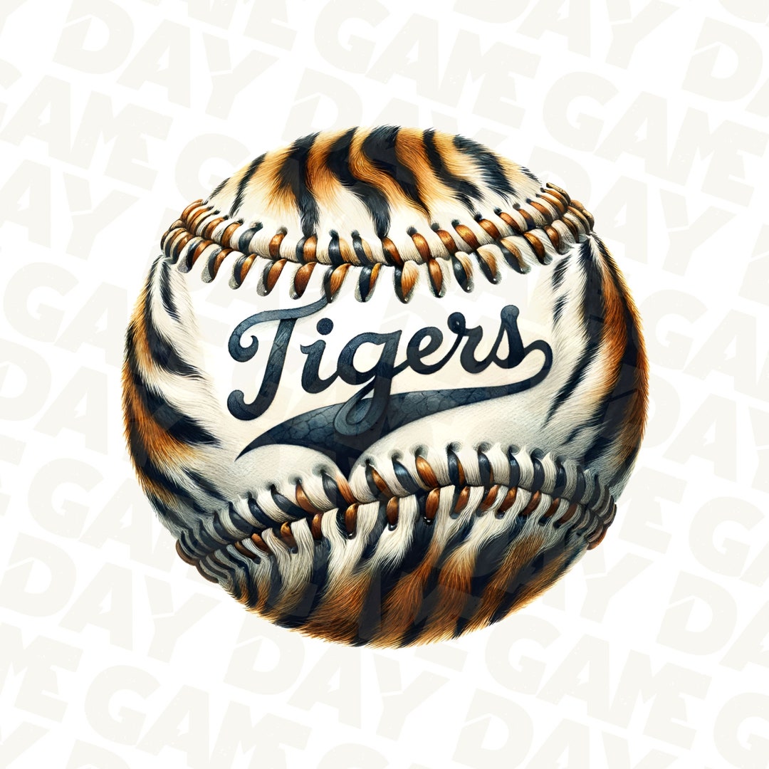 Tiger Baseball Png | Tiger Spirit PNG | Tiger Shirt PNG | Tiger T-shirt ...