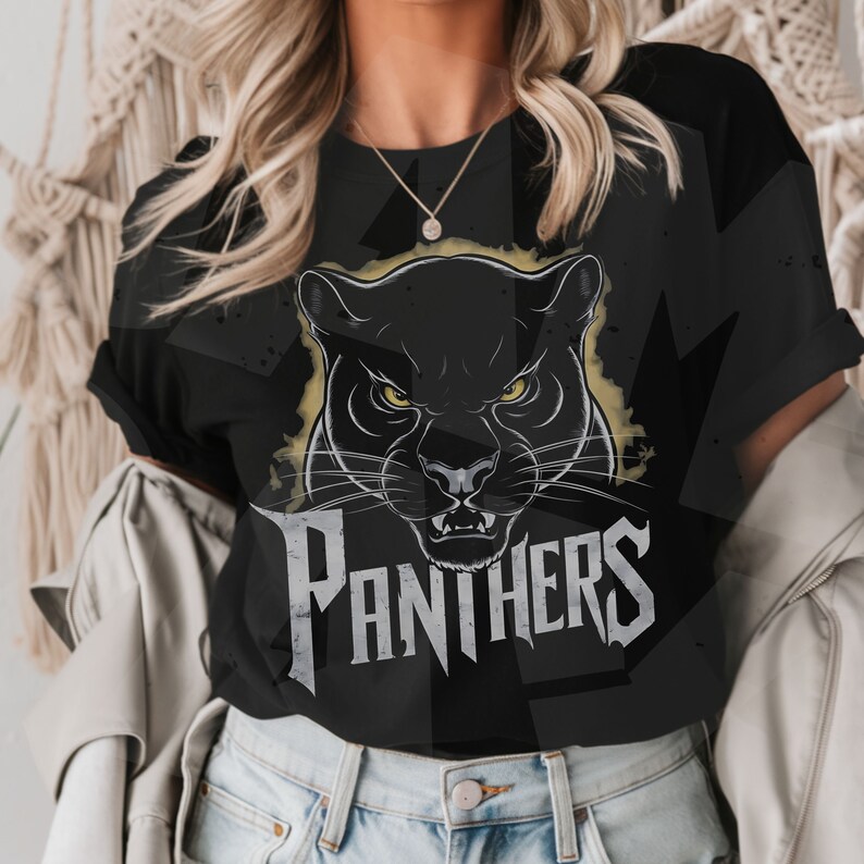 Panther Mascot PNG: Football Sublimation Design (digital Download) - Etsy