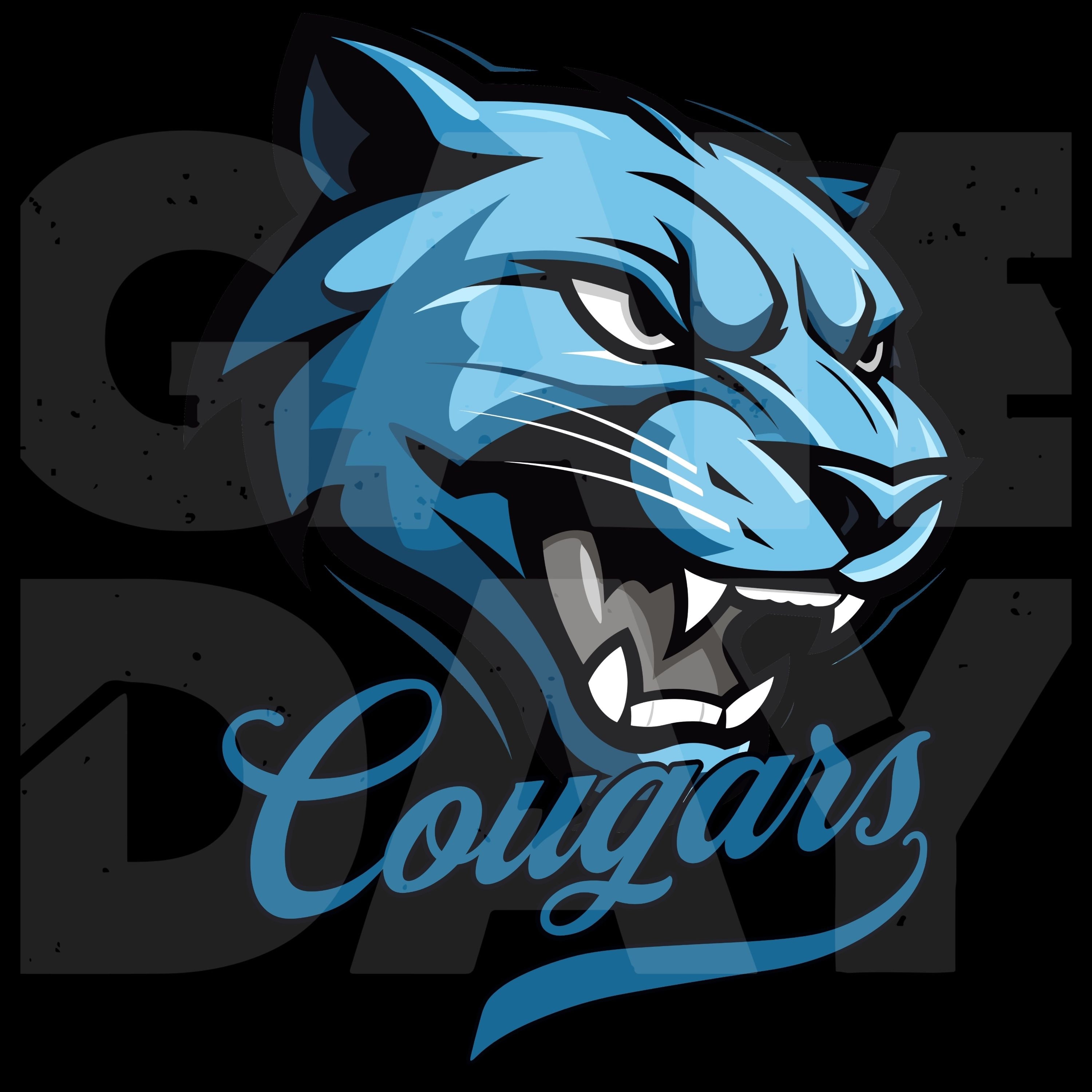 Cougar Shirt PNG | Cougar Mascot Png | Cougar Head Png L Cougar Spirit ...