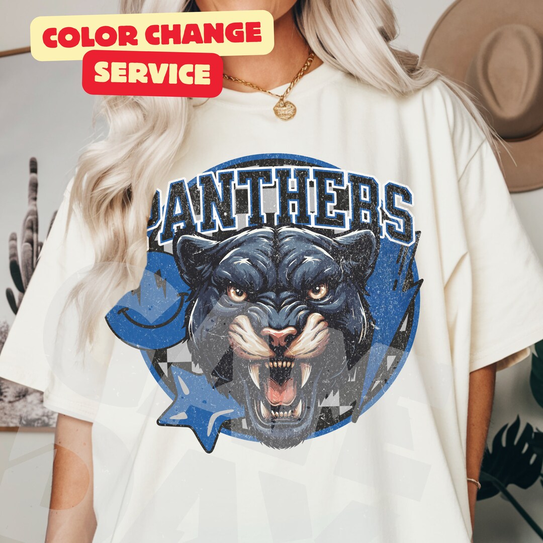 Panther Shirt PNG | Panther Head T-shirt Sublimation Design Panther ...