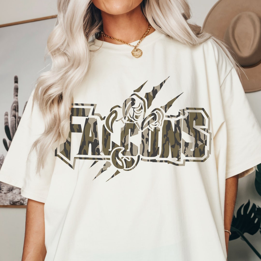 Falcons Camo Shirt Design Falcons Shirt PNG Falcons Spirit T-shirt ...