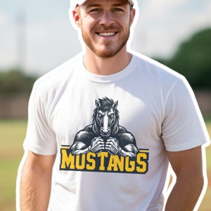 Mustangs Mascot PNG: School Spirit Design (digital Download) - Etsy