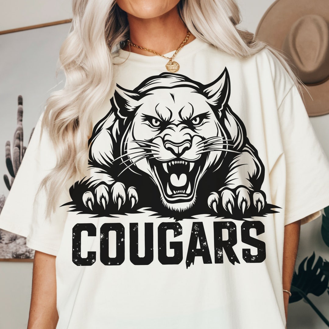 Cougar Mascot PNG: School Spirit Graphic (digital Download) - Etsy UK