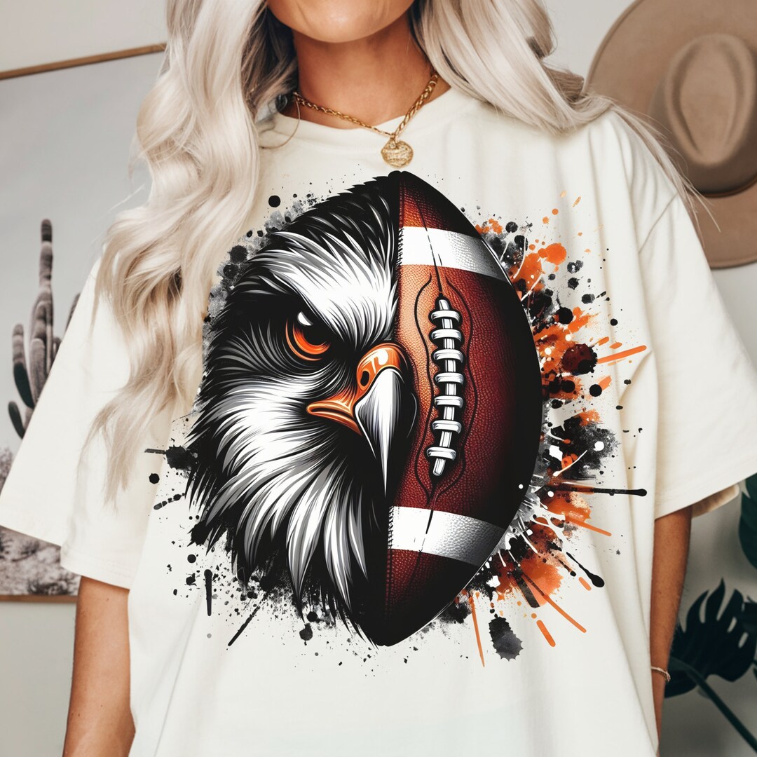 Half Football Half Falcons Shirt PNG | Falcons Spirit T-shirt ...
