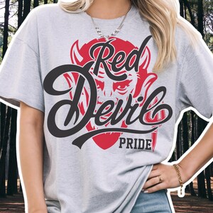 Red Devil Pride Mascot PNG: School Spirit Design (digital Download) - Etsy