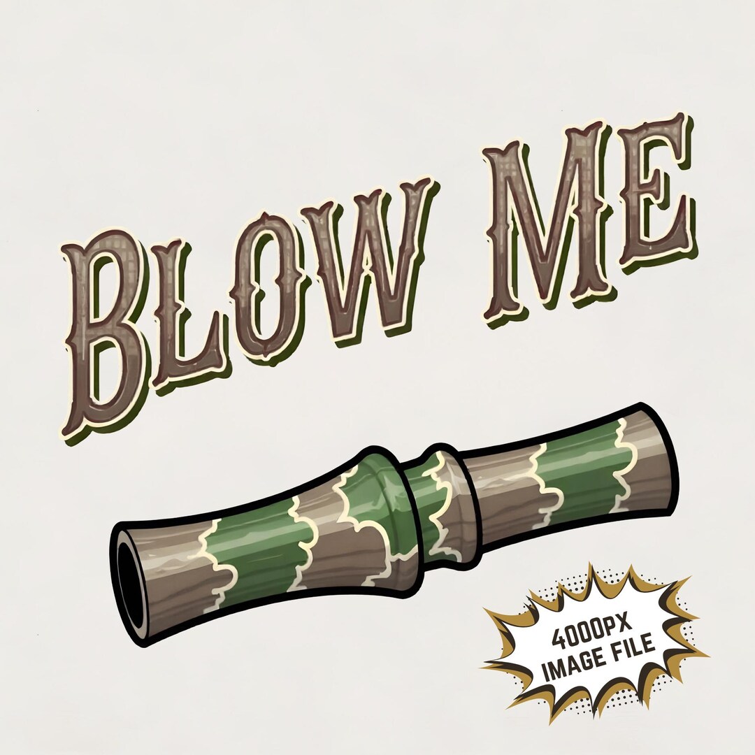 Funny Duck Hunting PNG: Camo Duck Call Design (digital Download) - Etsy