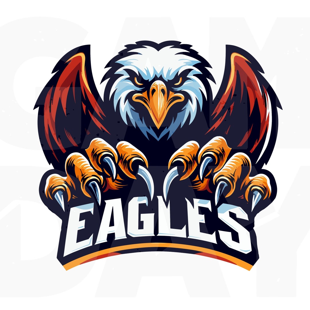 Eagle Mascot PNG SVG: School Spirit Graphic (digital Download) - Etsy