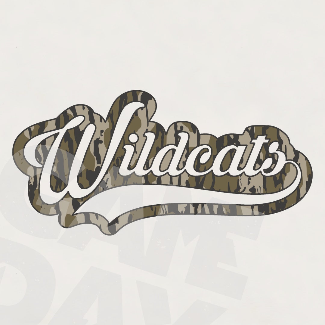Retro Text Wildcats Shirt Png | Wildcats Shirt PNG | Camo Wildcats ...