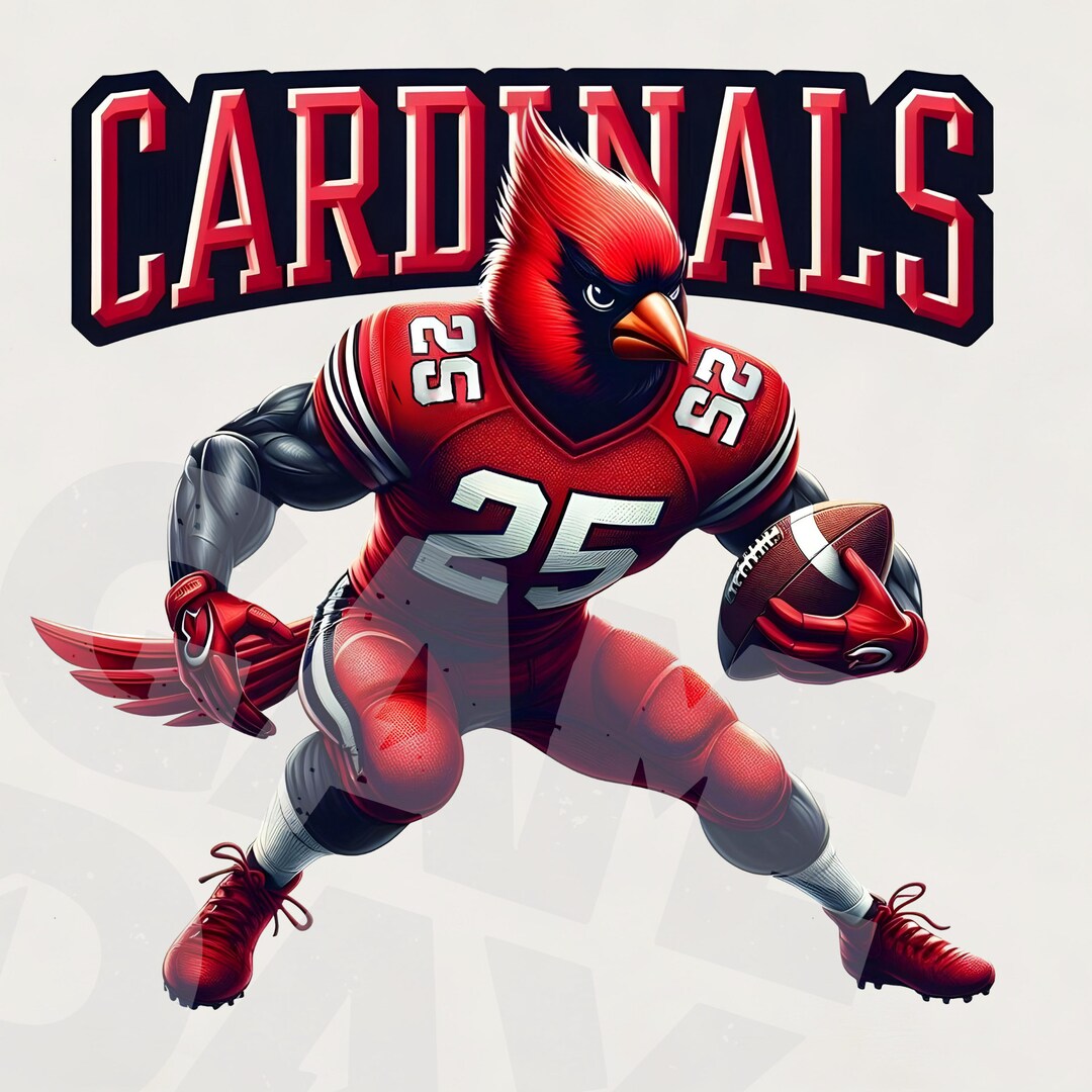 Football Cardinals L Mascot PNG | Cardinals Head T-shirt Sublimation ...