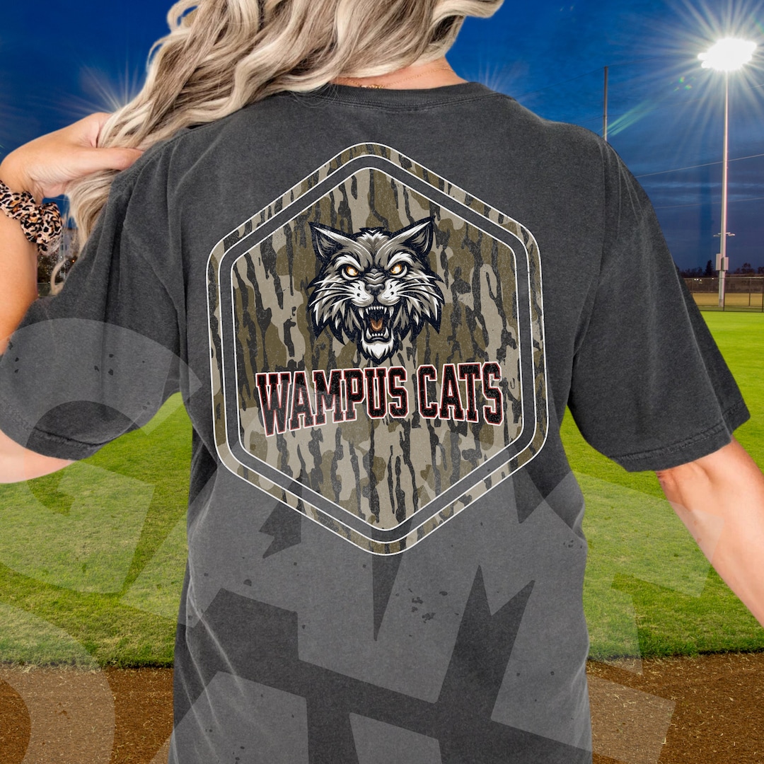 Camo Wampus Cats Mascot Png, Wampus Cats Mascot Png, Camo School ...