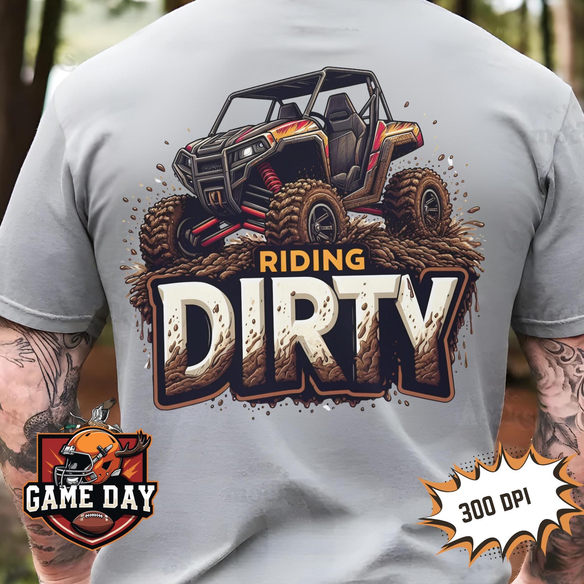 Riding Dirty UTV PNG: Mudding Sublimation Design (digital Download) - Etsy