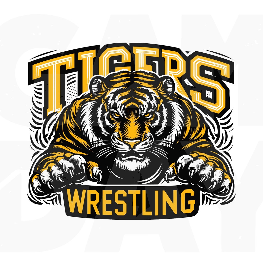 Tigers Wrestling Logo Tiger Shirt PNG SVG Wrestling Tiger T-shirt ...