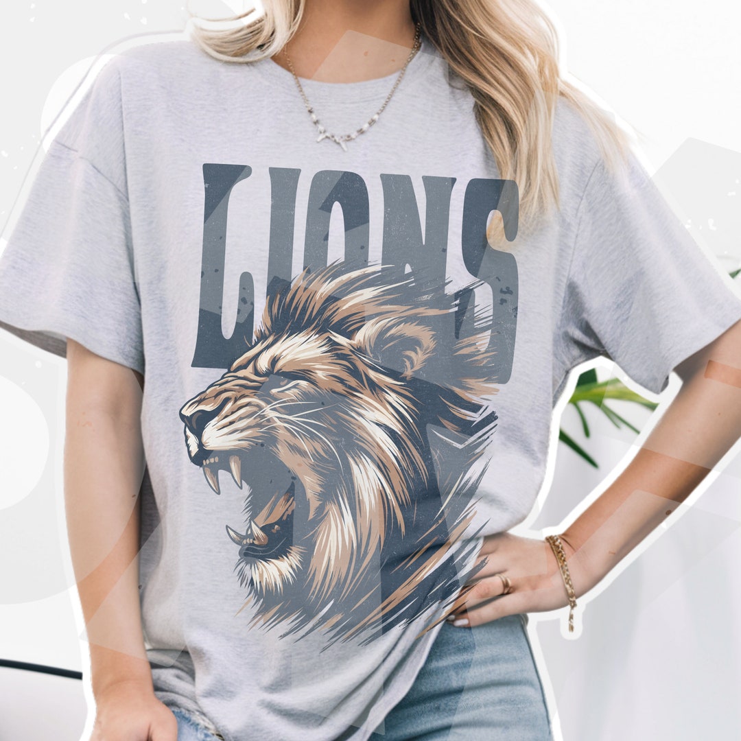 Lions Mascot PNG: Camo Design, School Spirit (instant Download) - Etsy