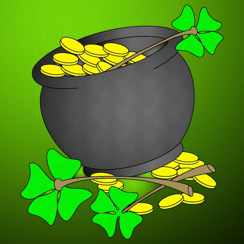 Lucky Pot of Gold - Etsy